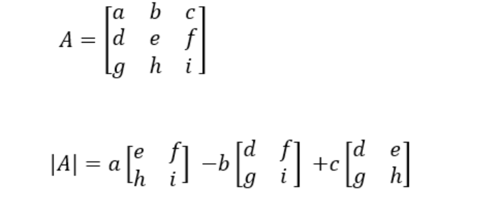 Determinant of a Matrix - For Square Matrices with Examples